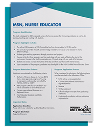MSN Degree Online, Nurse Educator